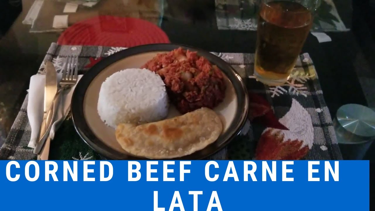 COMO PREPARAR CORNED BEEF CARNE EN LATA - YouTube