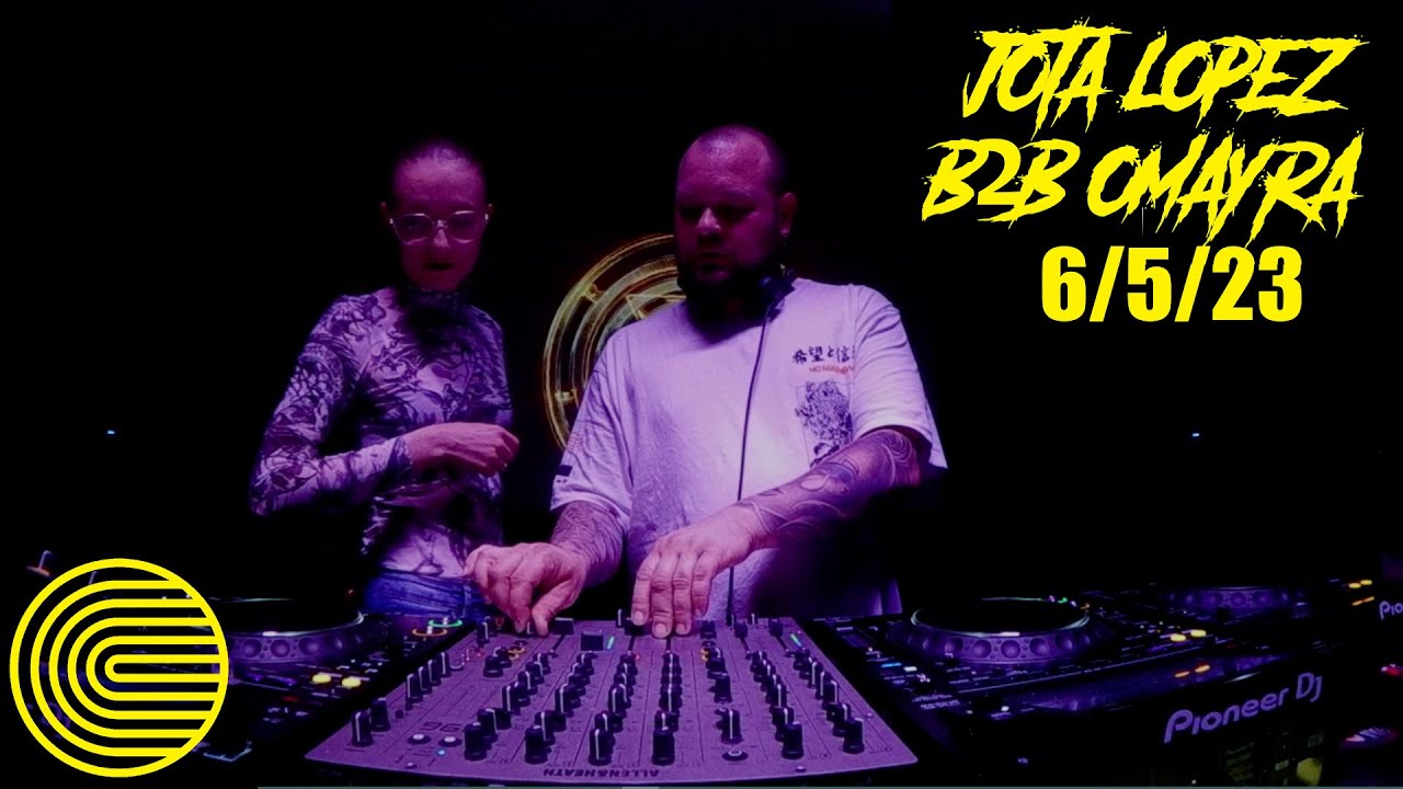Jota Lopez B2B Omayra DJ Session at Entropia Studios 6/5/23 - YouTube