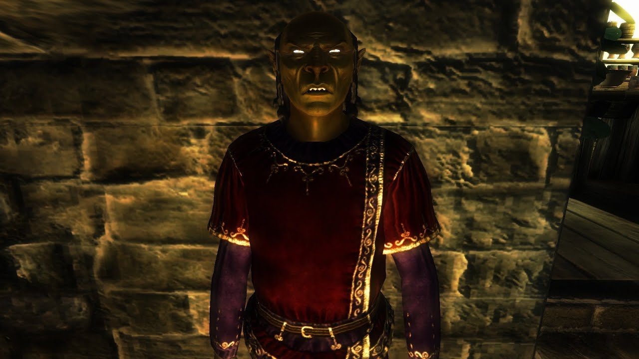 Elder Scrolls IV Oblivion - Orc Vampire Fledgling MODDED - YouTube