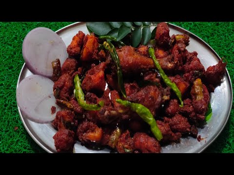 crispy street style chicken pakodi//chicken fry recipe at home - YouTube