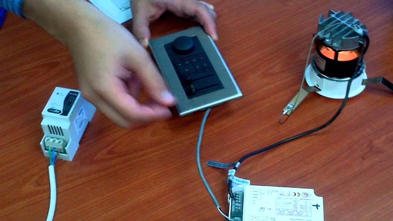 Rs5 Module 1st Trial with Helvar DALI Dimmable Driver - YouTube