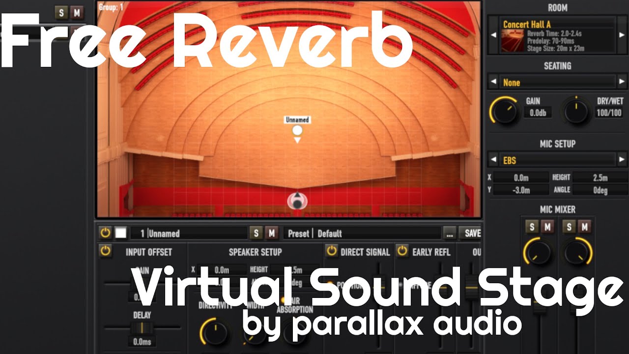 Free Reverb - Virtual Sound Stage by parallax audio (No Talking) - YouTube