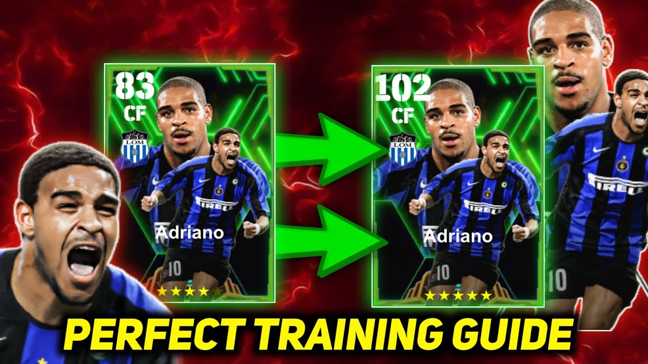 How To Train Epic Adriano In Efootball 24 | Adriano Efootball Training ...