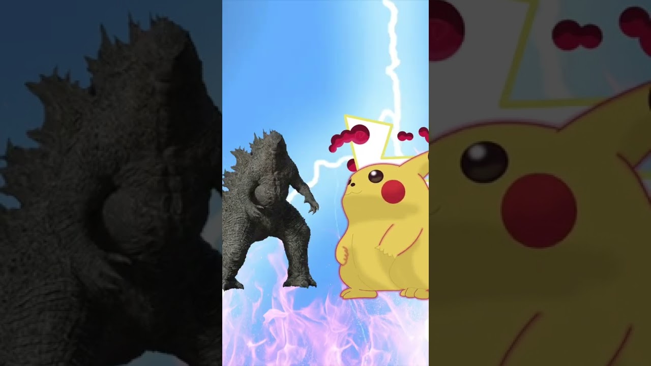 Godzilla vs pokemon - YouTube