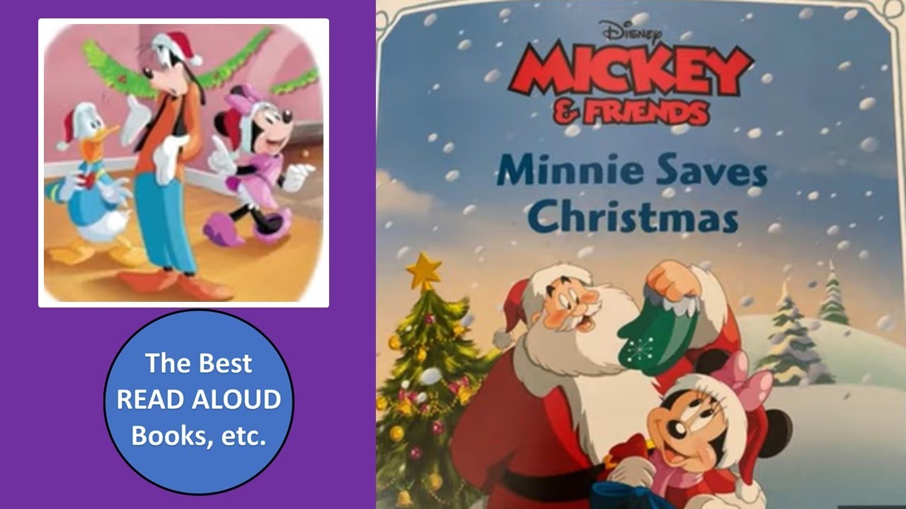 MINNIE SAVES CHRISTMAS Read Aloud, Disney Mickey & Friends Read Along ...