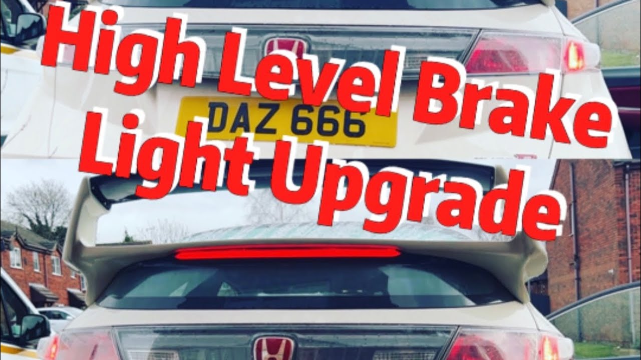FN2 Civic Type R, the BEST high level brake light upgrade. Fitting ...