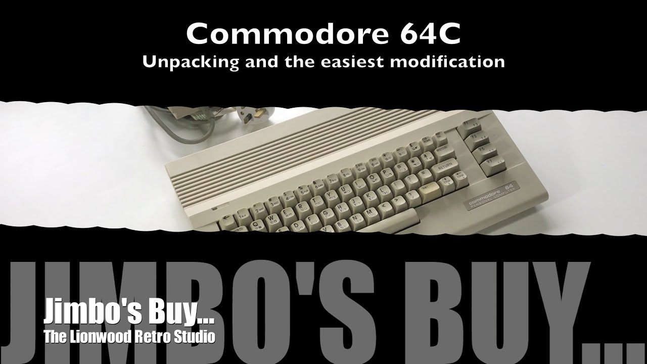 R002 | guide | C= Commodore 64C unpacking and the easiest modification ...