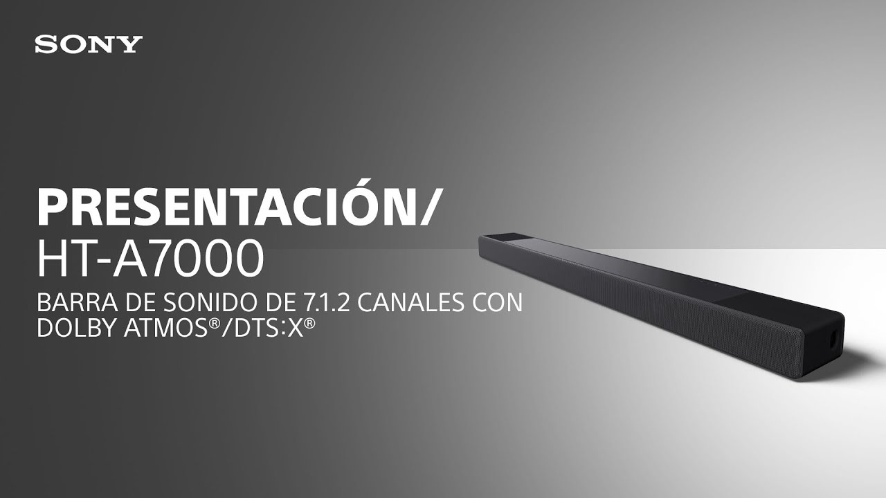 Presentamos los HT-A7000 barra de sonido - YouTube
