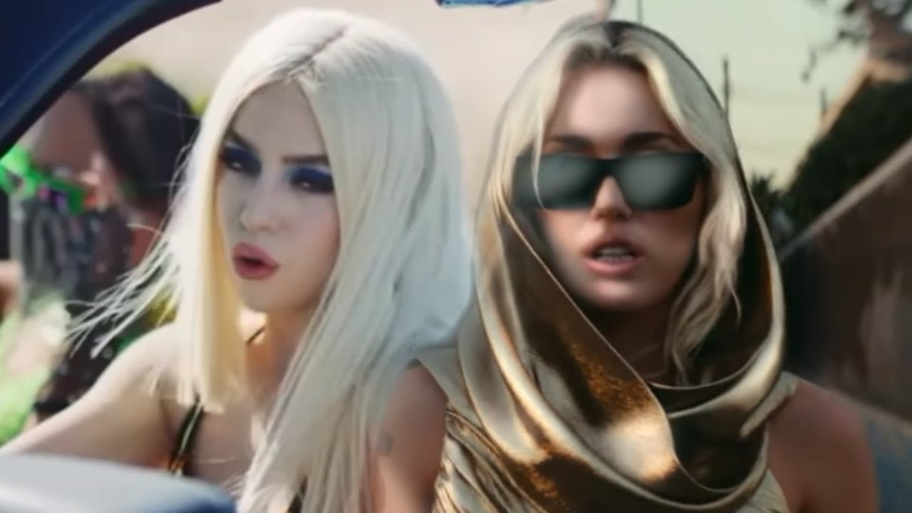 Miley Cyrus, Ava Max - Flowers (Visualizer) | OMG What's Happening x ...