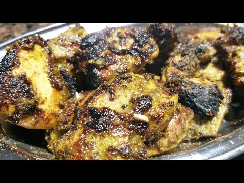 Chicken Hariyali Tikka Recipe | Chicken Hariyali Kebab | Chicken Tikka ...