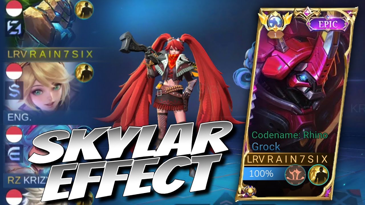 SKYLAR EFFECT AFTER GAME OF THE FUTURE | Mobile Legends: Bang-Bang ...