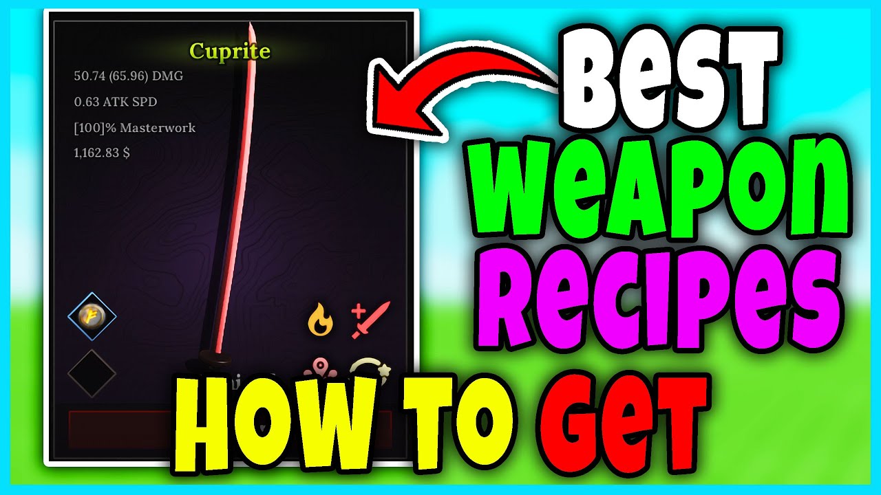 BEST RECIPES for BEST WEAPONS in THE FORGE - BEST WEAPONS RECIPES and ...