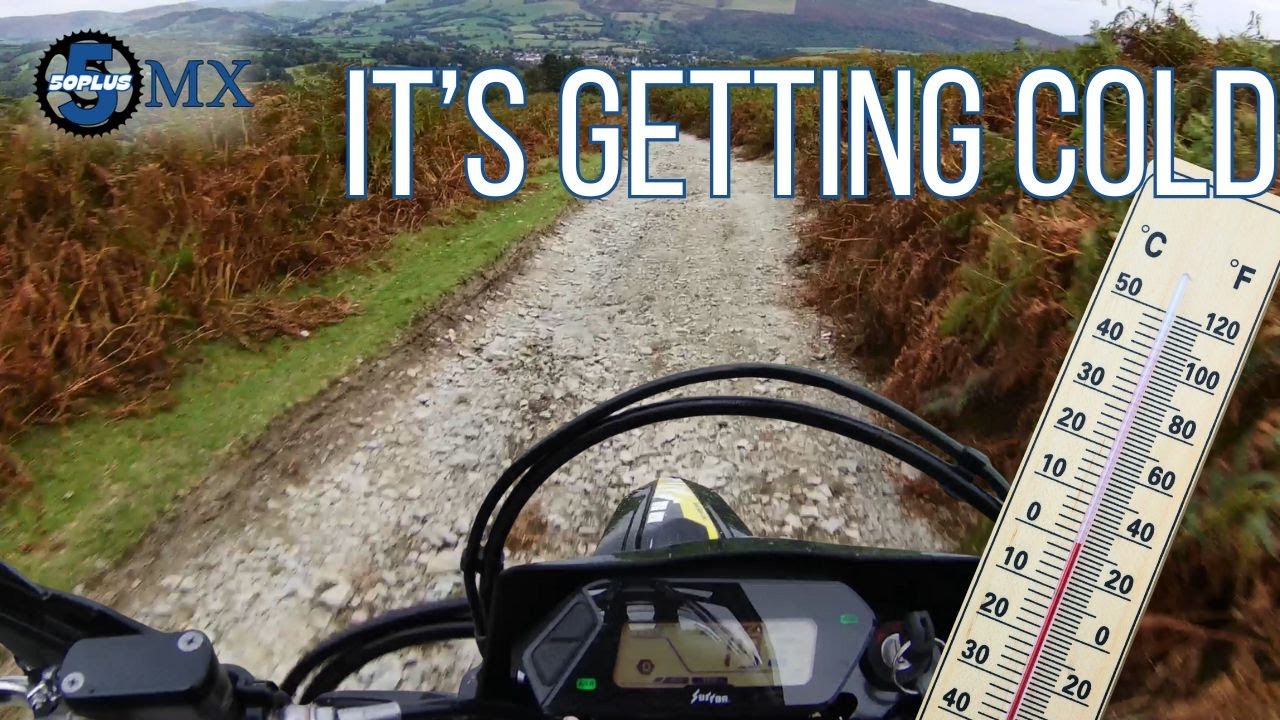 Stinking Cold But Still got to Ride, Rhayader Golf Links ! - YouTube
