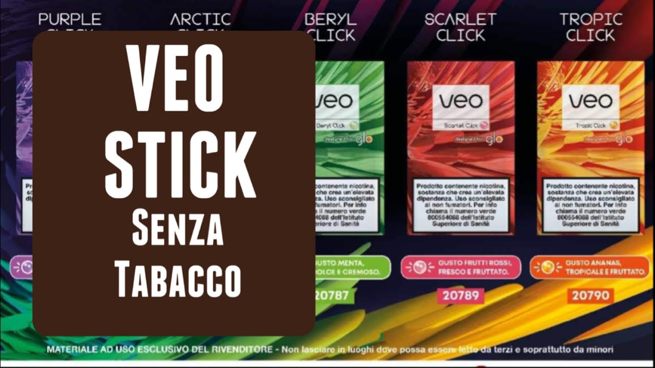 VEO STICK - LE STICK PER LA GLO SENZA TABACCO - STICK CON THE ROOIBOS ...