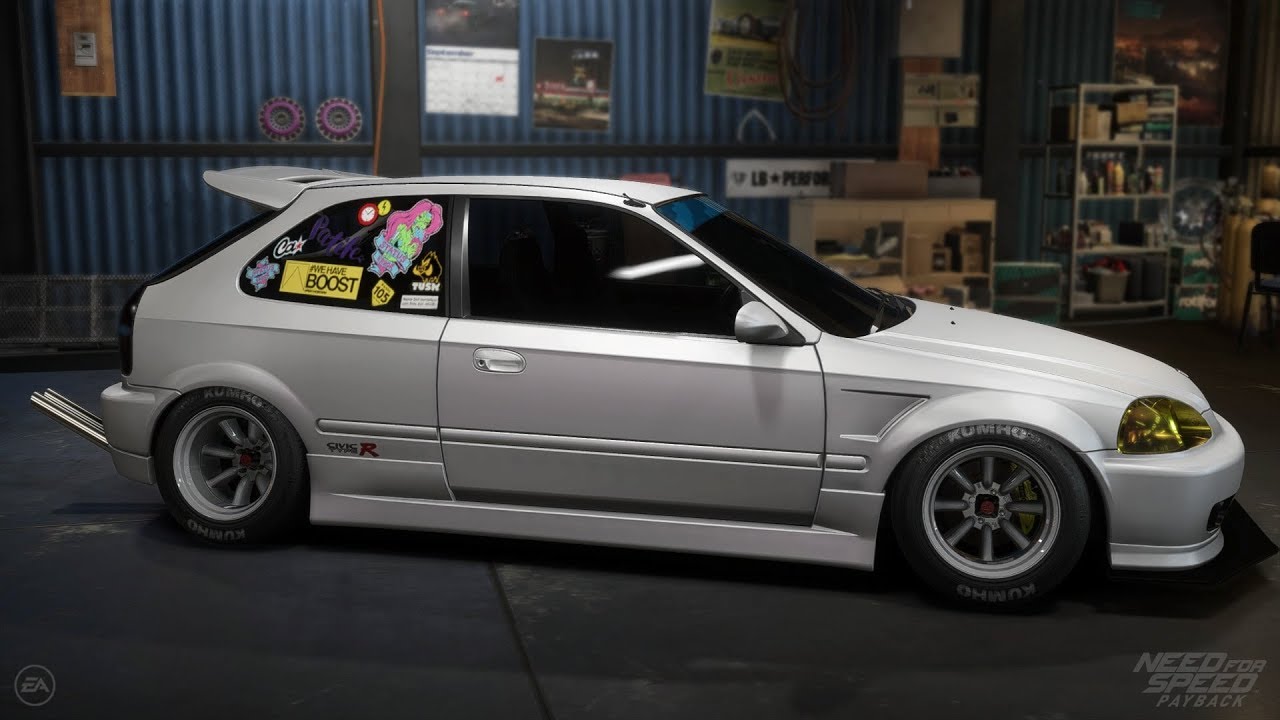 RICER CIVIC BUILD (NFS PAYBACK) - YouTube
