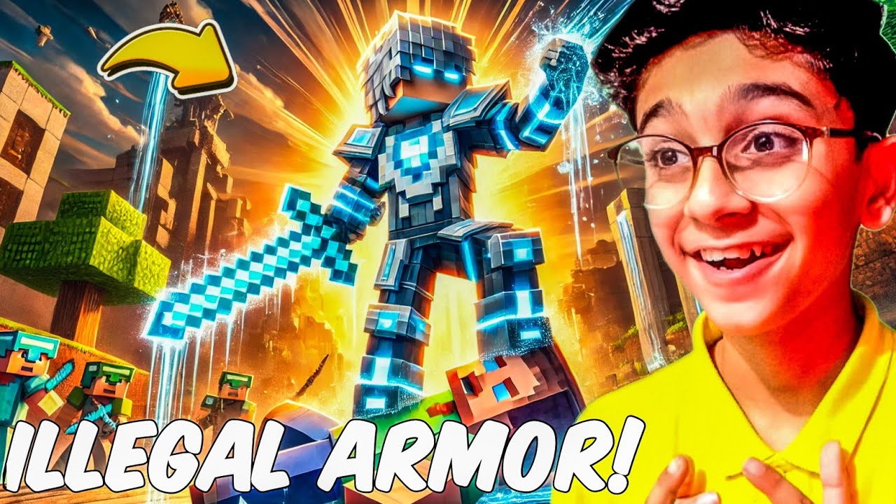 HOW I OBTAIN THIS ILLEGAL ARMOR IN THIS MINECRAFT SMP - YouTube