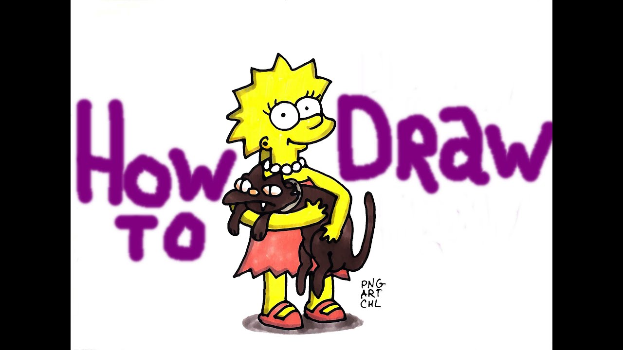 How to Draw Lisa Simpson - YouTube