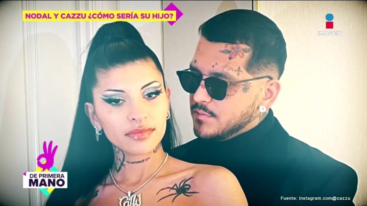 Así sería el hijo de Cazzu y Nodal | De Primera Mano - YouTube