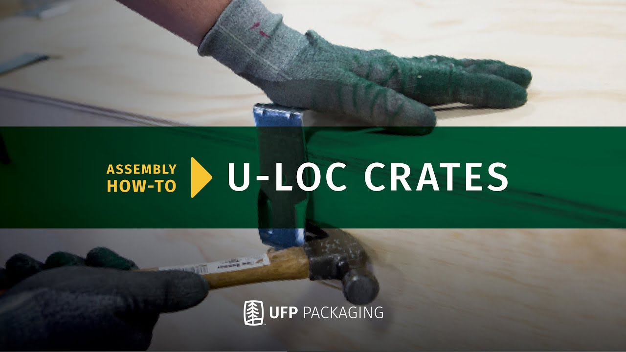 Assembly How-To: U-LOC Crate | UFP Packaging - YouTube