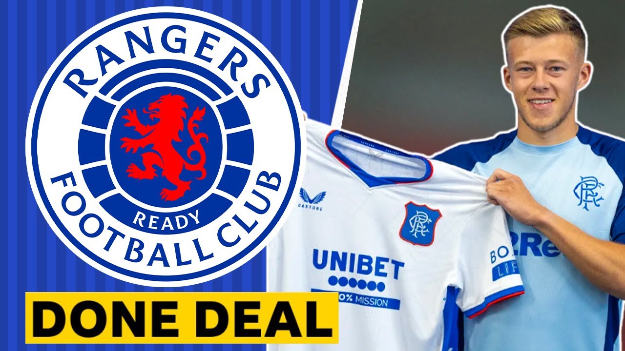 RANGERS SIGN CONNOR BARRON - DONE DEAL! - YouTube