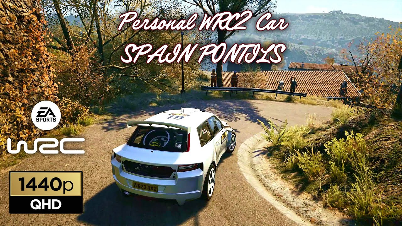 First race with personal WRC2 car in SPAIN, PONTILS - EA SPORTS WRC ...
