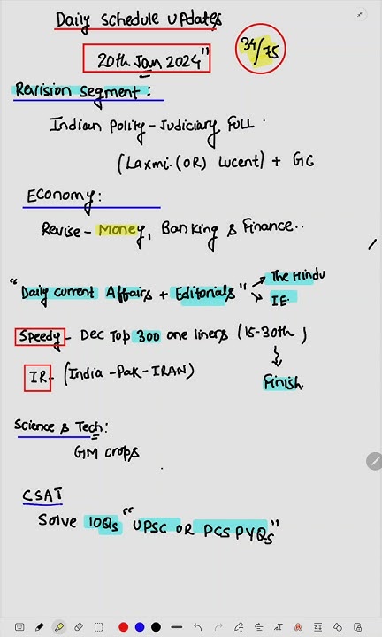 Daily consistency challenge | 34/75 | IAS PCS simplified - YouTube