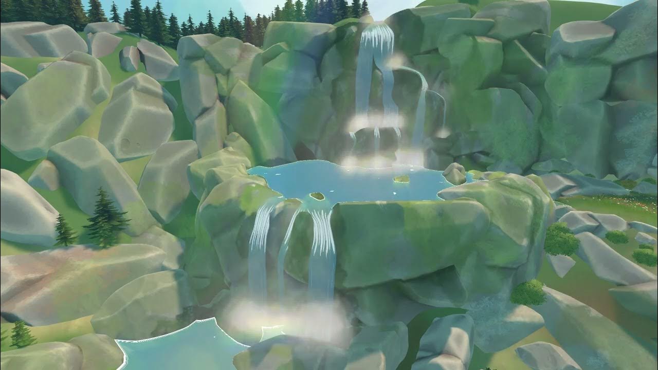 Stylized Waterfall Shader - YouTube