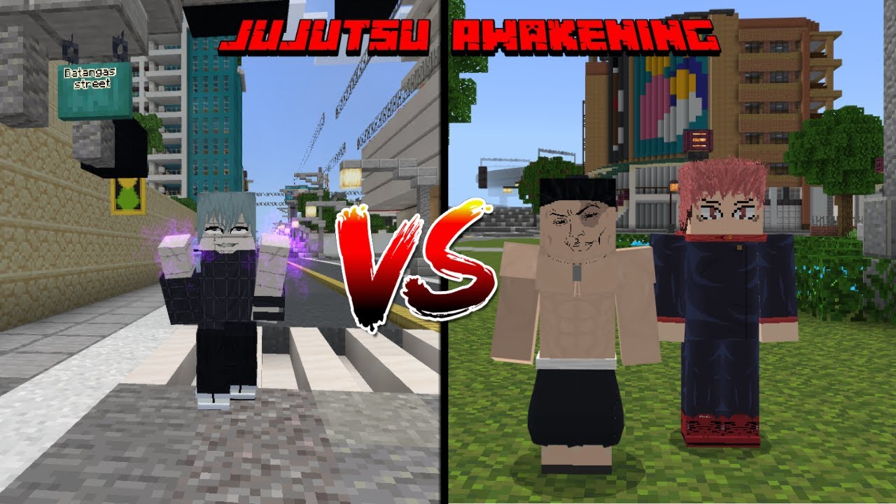 Mahito (Player) Vs Todo And Yuji In Jujutsu Kaisen Minecraft | Jujutsu ...