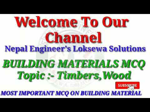 Building Materials MCQ,Timbers MCQ,MCQ on Wood or Timber,For Upcoming ...