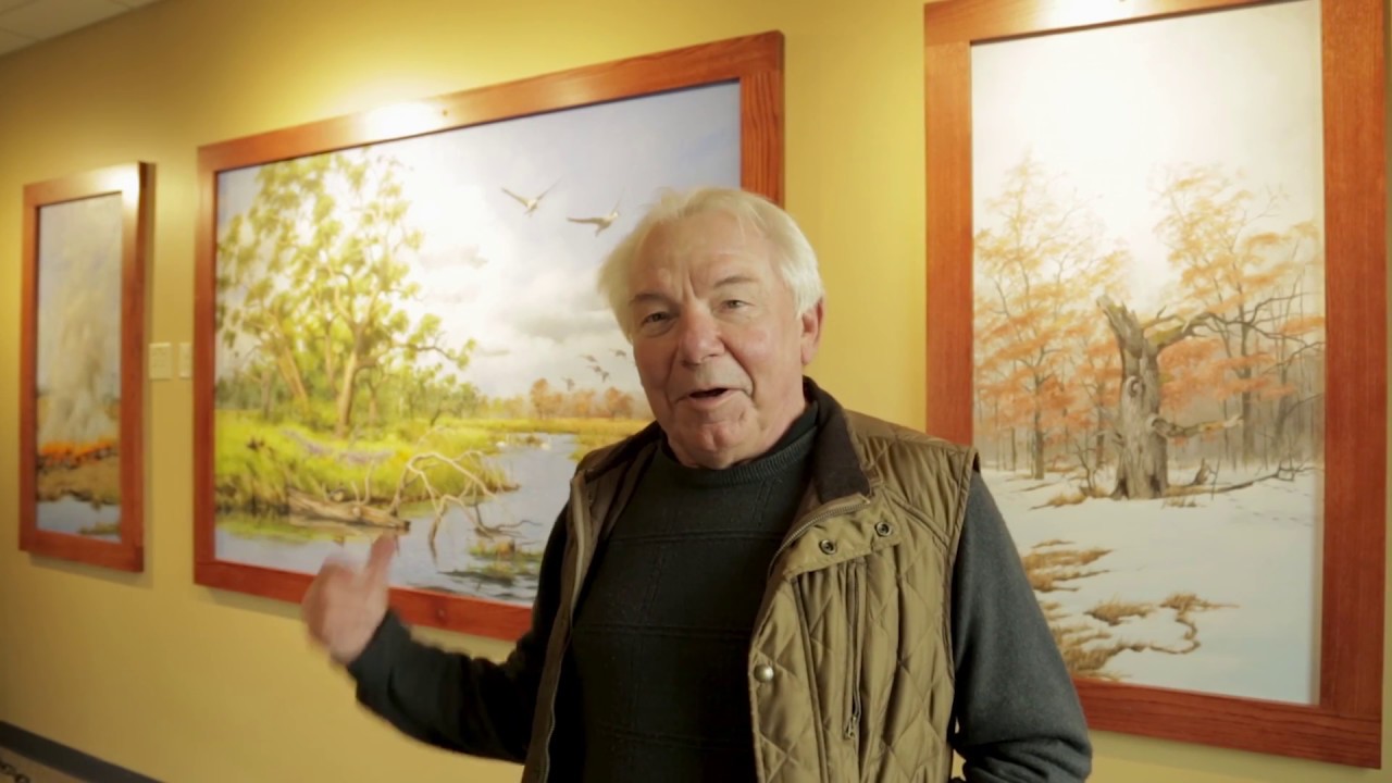 2018 Fall Wildlife Festival excerpt: Artist Gary Moss - YouTube