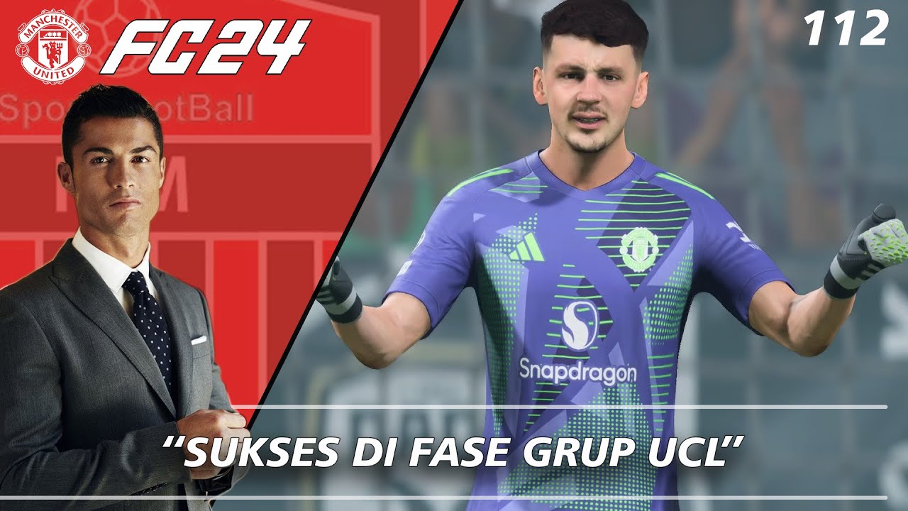 CR7 EAFC 24 CAREER MODE | EPS 112 | SUKSES DI FASE GRUP UCL - YouTube