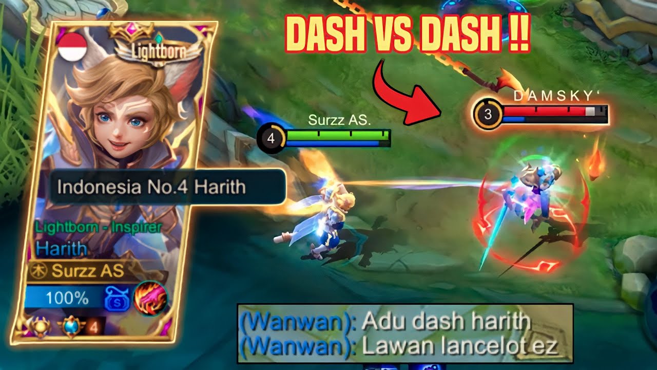 HARITH VS LANCELOT TOP GLOBAL ! BEST BUILD HARITH UNTUK COUNTER HERO ...