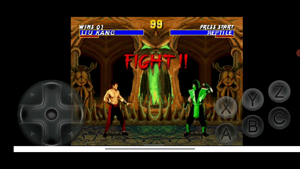 Ultimate Mortal Kombat Trilogy Liu Kang MK2 vs Kano MK1 and Reptile MK1 ...