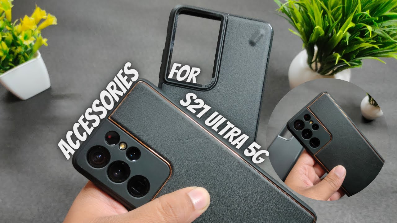 Samsung S21 ultra 5G Best Accessories || Back case and tempered glass ...