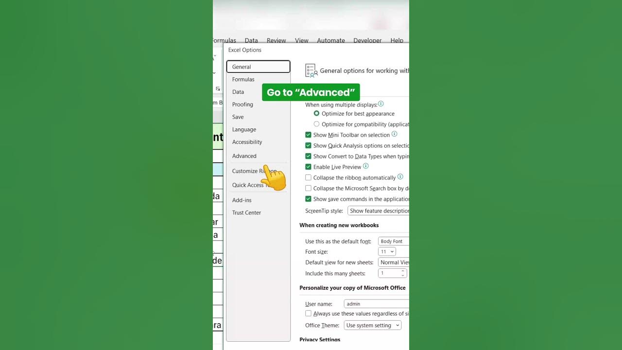 How to disable Enter key in Excel? #excelhacks #DisableEnterKey #excelproductivity - YouTube