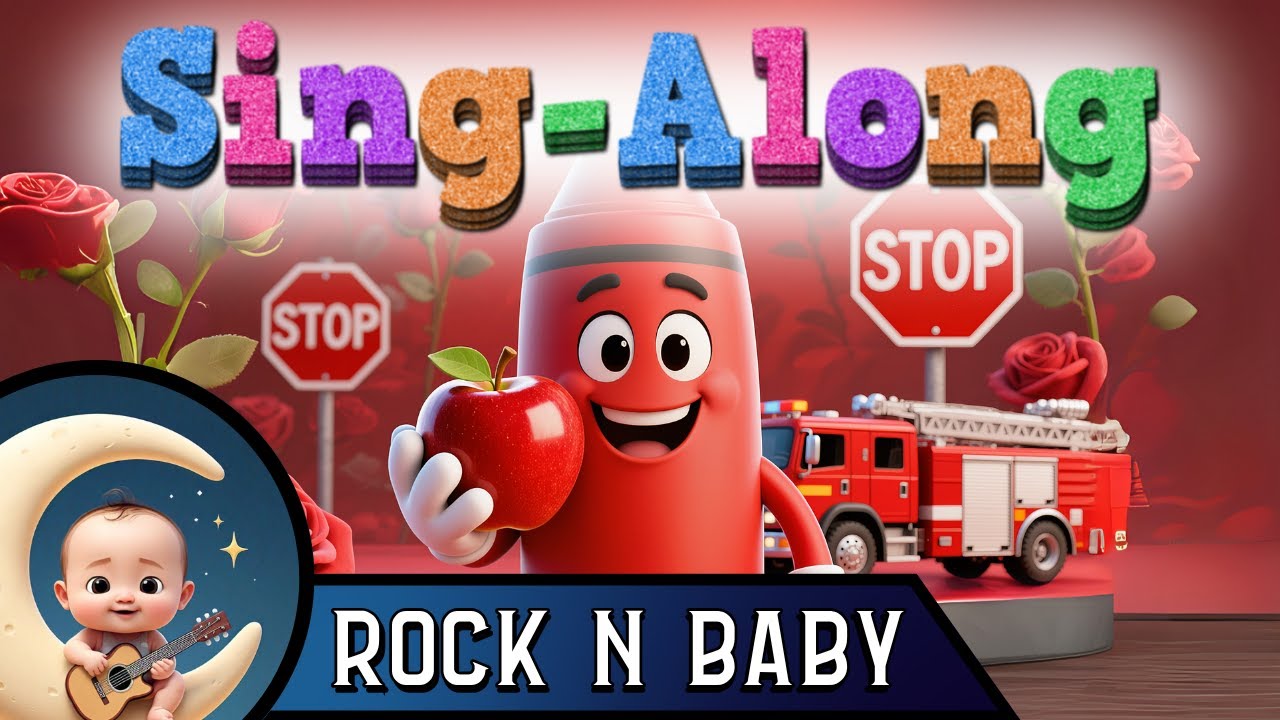 I Like Red - Rock N Baby Nursery Rhymes - Kids Sing-along Songs - YouTube