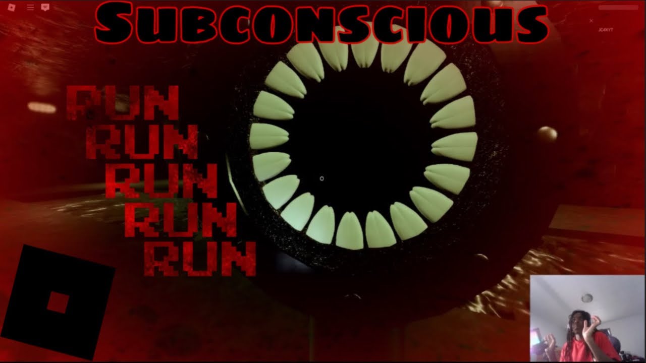 JC TRIES PLAYING ROBLOX HORROR GAME [SUBCONSCIOUS] this game is LOKEY ...