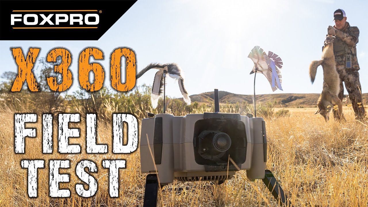 The FOXPRO X360 In Action - Coyote Hunting - YouTube