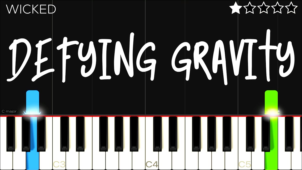 Wicked - Defying Gravity | EASY Piano Tutorial - YouTube