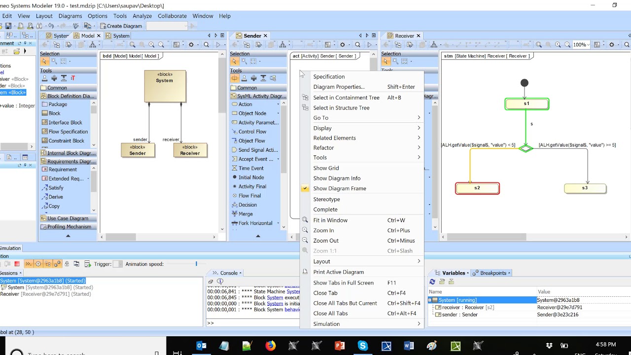 Send Signal With Property and Capture It - YouTube