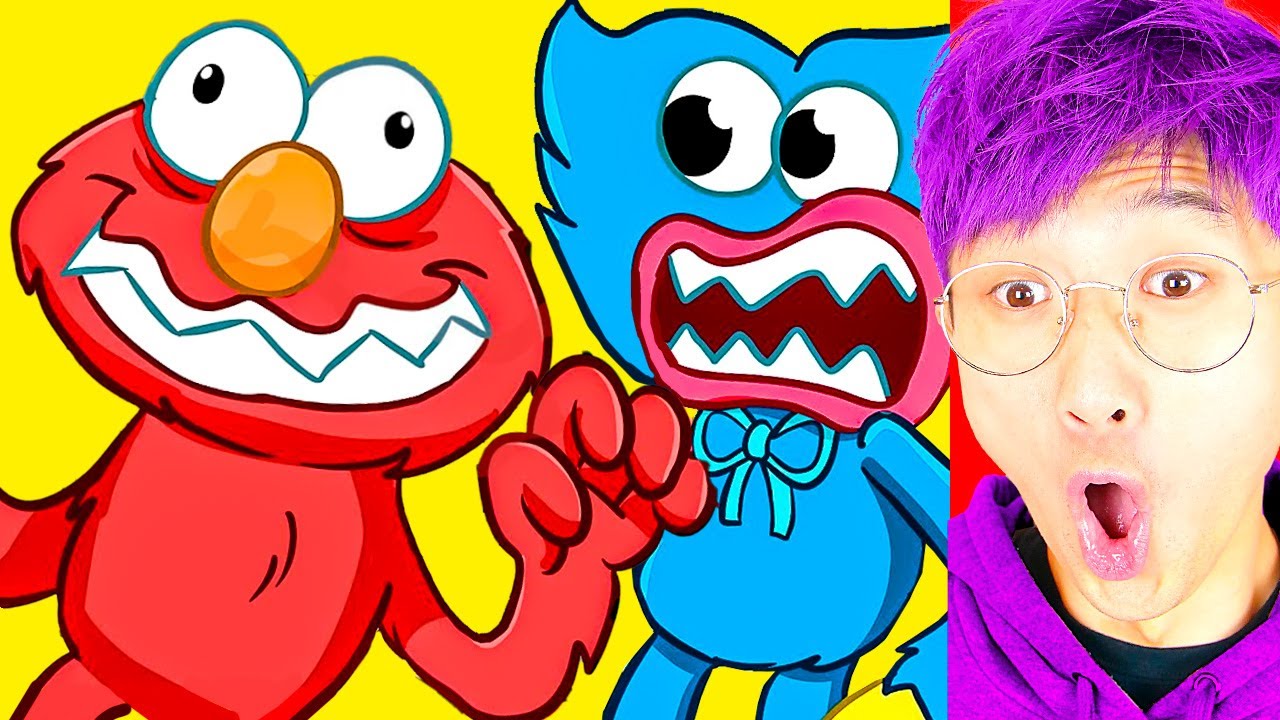 HUGGY WUGGY.EXE vs ELMO MOD!? (TOP 3 CRAZIEST VIDEOS! *LANKYBOX ...