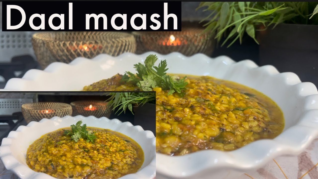 Daal maash perfect recipe by yum yum food - YouTube