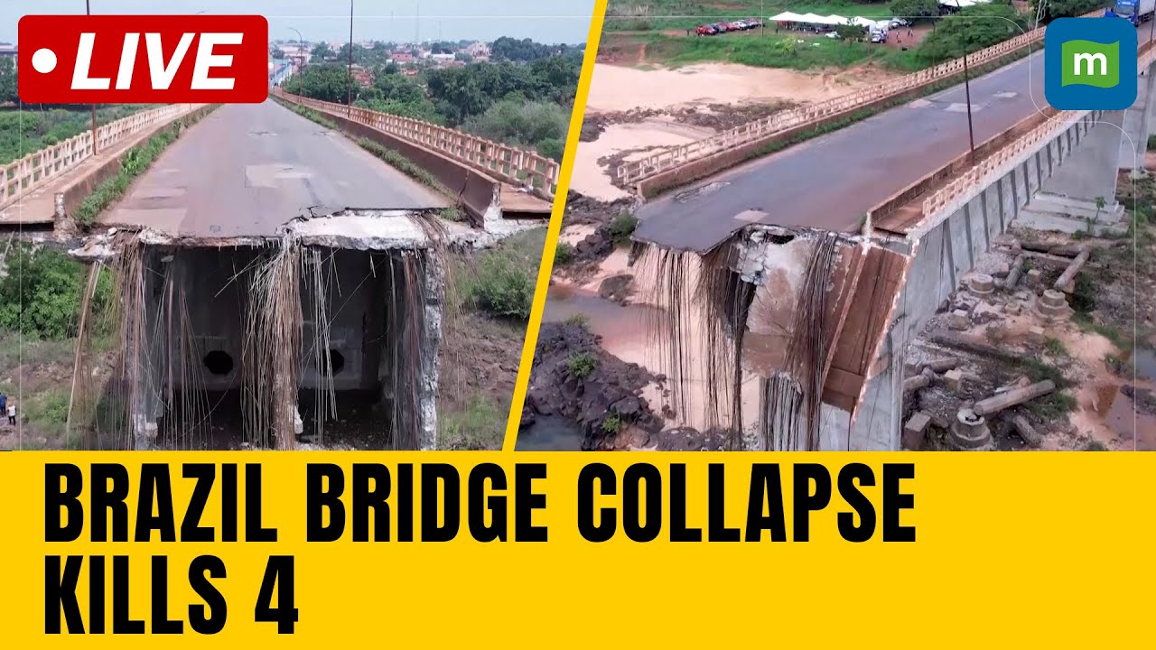 Live: Bridge Collapse in Brazil's Tocantins River: 4 Dead, Sulfuric ...