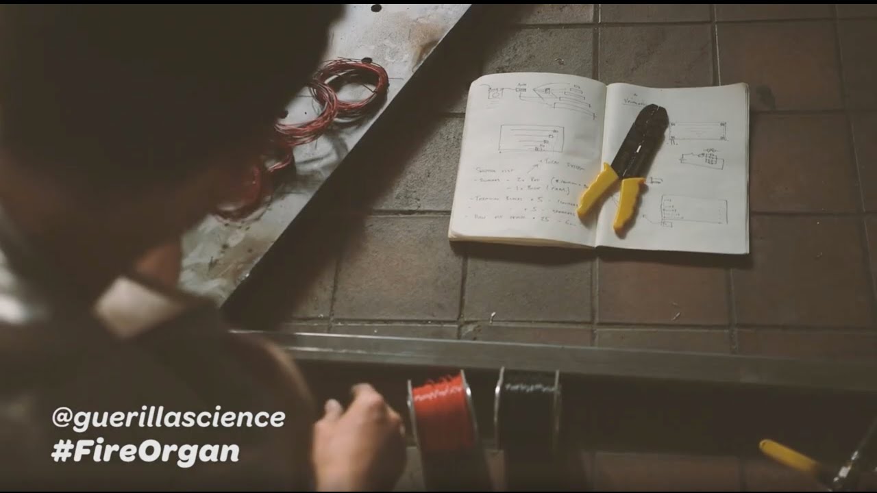 Building the fire organ | FIRE ORGAN | GUERILLA SCIENCE - YouTube