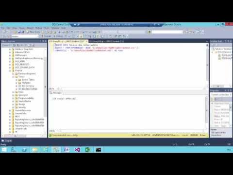 SQL SERVER 2014 - OPENROWSET - YouTube