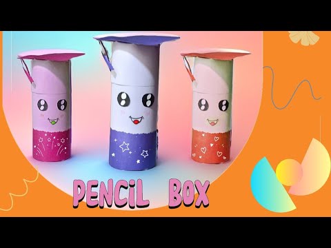DIY Paper Pencil Box: Craft Your Own Stylish Organizer - YouTube