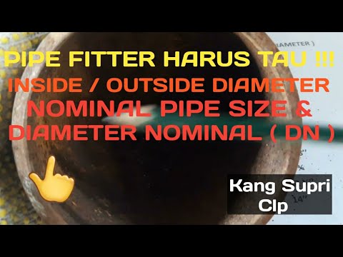 PIPE FITTER HARUS TAU OD ( outside diameter & NPS ( Nominal pipe size ...