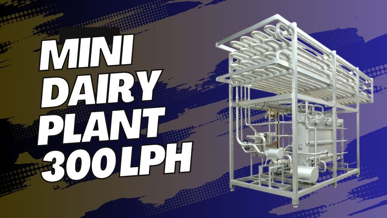 Small Scale Mini Dairy Plant 300 LPH | Milk Processing Plant | Dairy ...