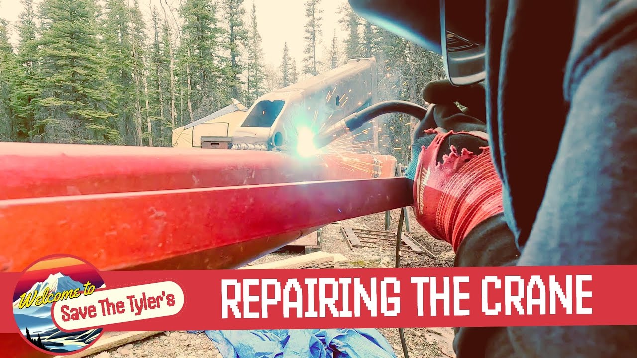 Off The Grid Alaskan Homesteading | I Fixed Ranger's Broken Crane ...