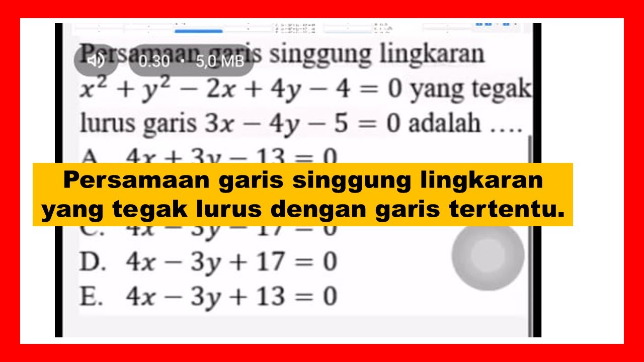 persamaan-garis-singgung-lingkaran-x-2-y-2-2x-4y-4-0-yang